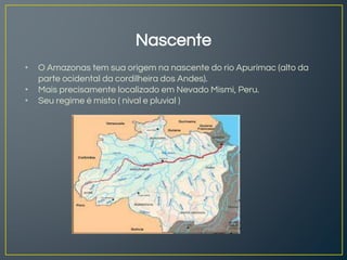 BACIA HIDROGRÁFICA DO RIO AMAZONAS | PPTX