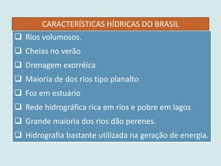 Aula 4: Bacias Hidrográficas Brasileiras | PDF
