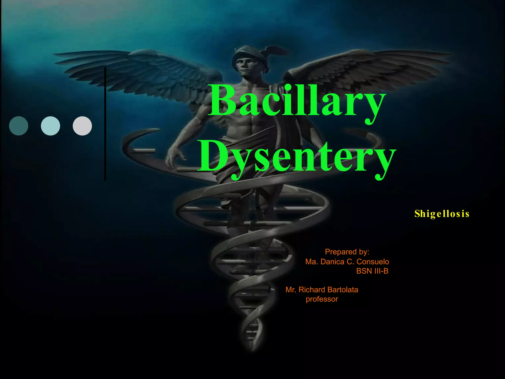 Bacillary Dysentery | PPT