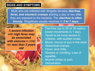Bacillary dysentery (shigellosis) | PPTX
