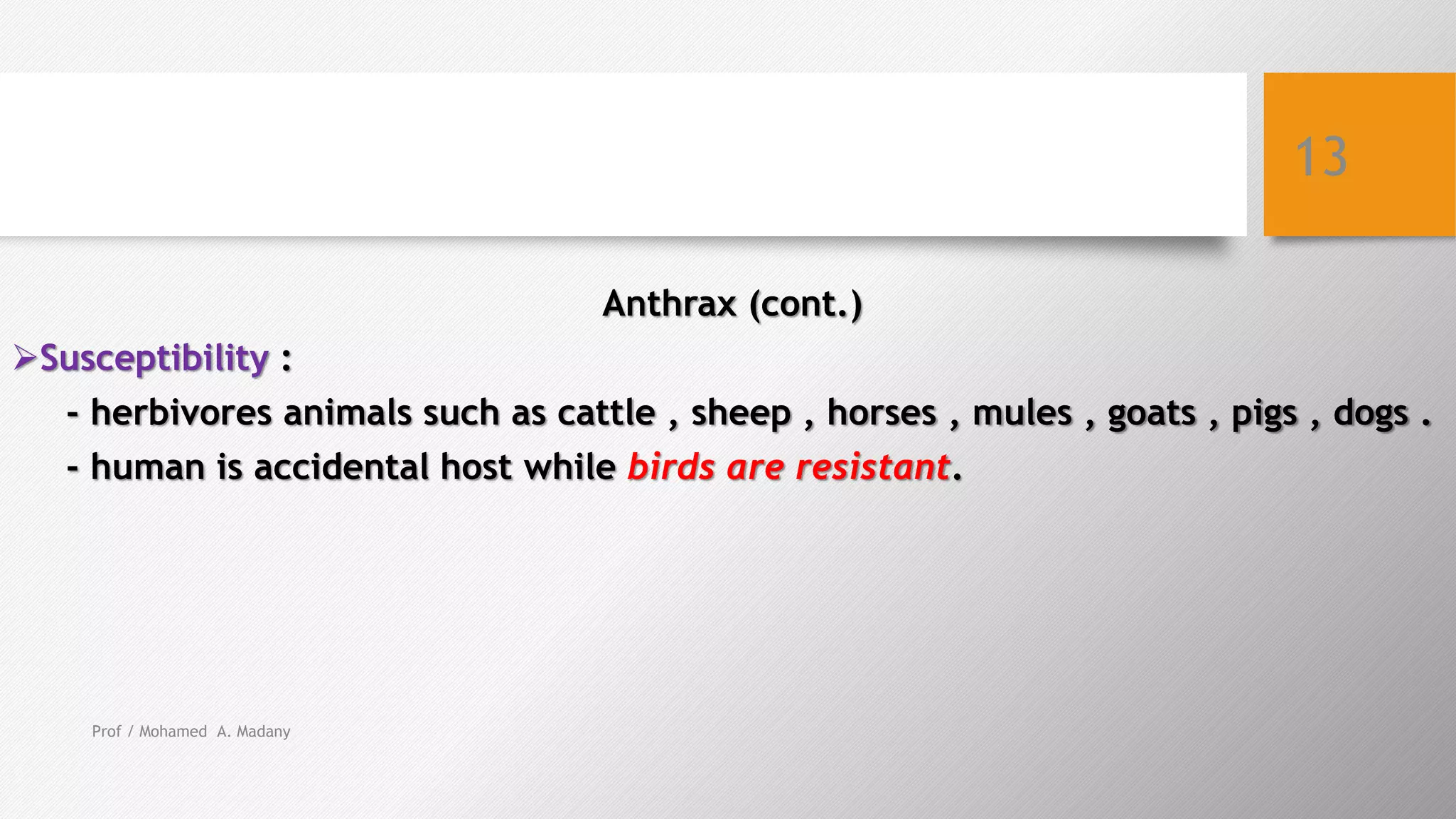 Bacillus anthracis 2016 2017 original | PPTX