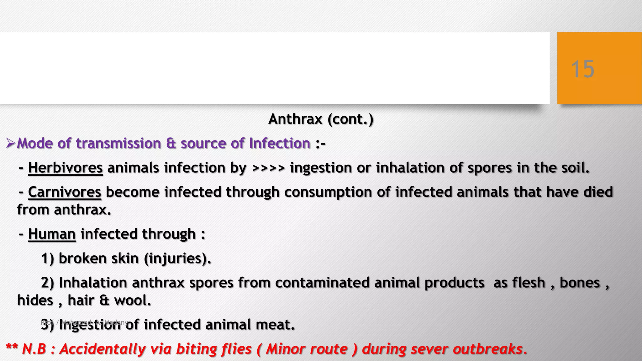 Bacillus anthracis 2016 2017 original | PPTX