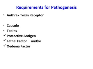 Bacillus anthracis toxins | PPT