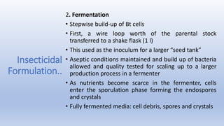 Bacillus thuringiensis: Story of an Entomopathogen | PPTX