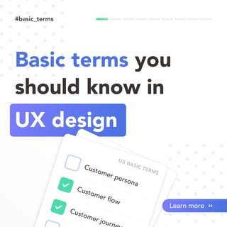 Basic UX terms | PDF