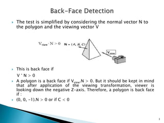 Back face detection | PPTX