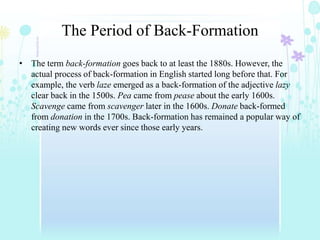 BACK-FORMATION II.pptx