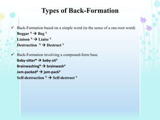 BACK-FORMATION II.pptx