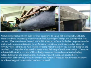 Back In The Day When Drua Ruled | PPTX