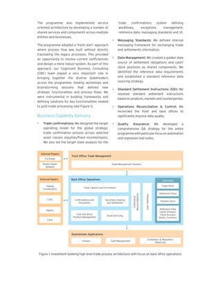 Back-office Transformation of a Global Investment Bank | PDF