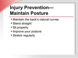 Back Safety | PPT