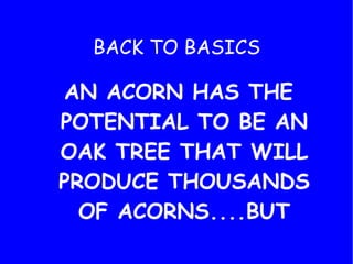 Back to Basics | PPT