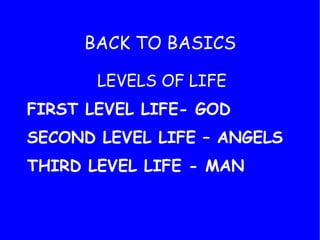Back to Basics | PPT