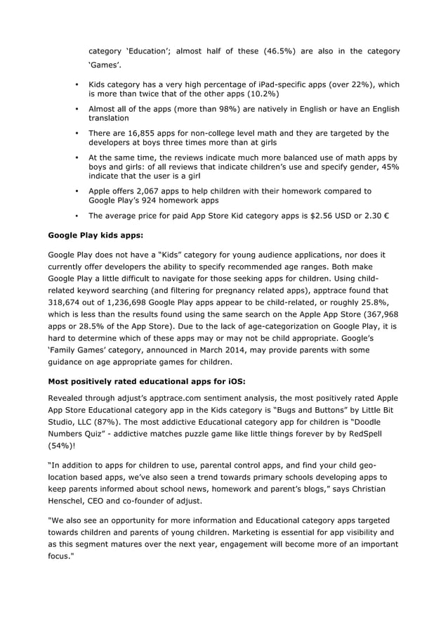 adjust Releases Back to School Report for Apple App Store and Google ...