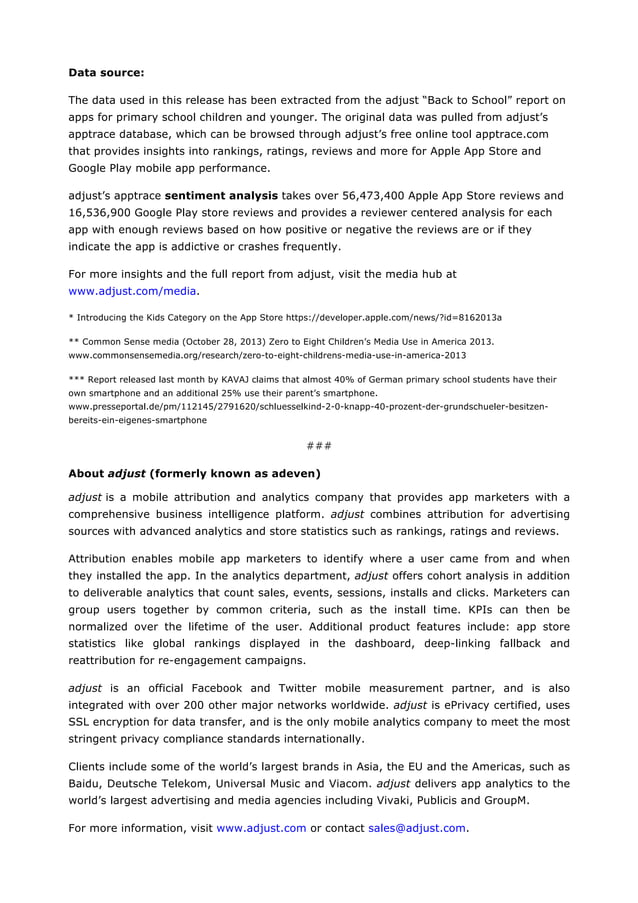 adjust Releases Back to School Report for Apple App Store and Google ...