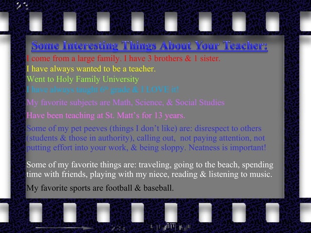 First Day PowerPoint for Students | PPT