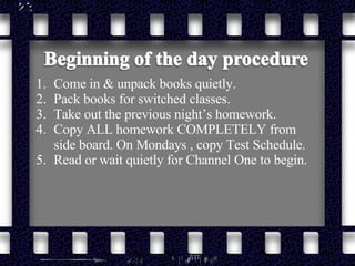 First Day PowerPoint for Students | PPT