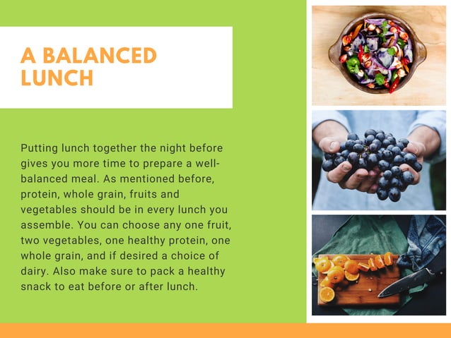 Back to-school nutrition tips | PDF | Nutrition | Healthy Living