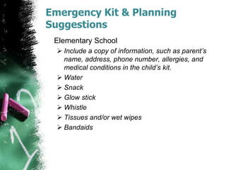 Back to-school preparedness 2014 | PPTX