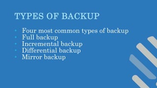 Back up-and-storage v1 | PPT