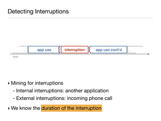 Back to the App: The Costs of Mobile Application Interruptions | PPT
