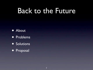 Back2 future | PDF