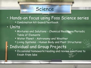 Back to School Night Presentation | PPT