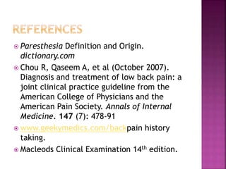 Management of Backache by Uzezi Abogo.pptx