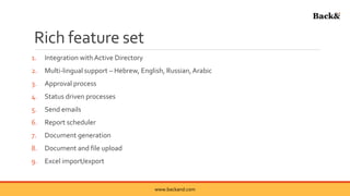 Backand Presentation | PPTX