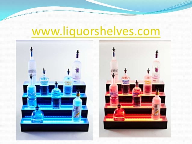 Back bar liquor display