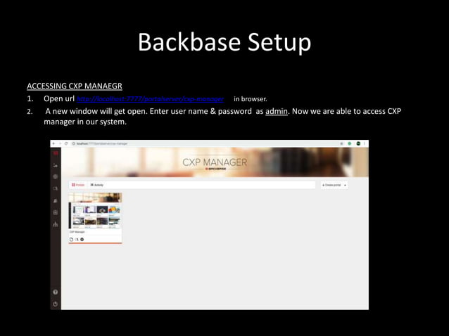 Backbase CXP Manager Setup | PPTX | Operating Systems | Computer ...