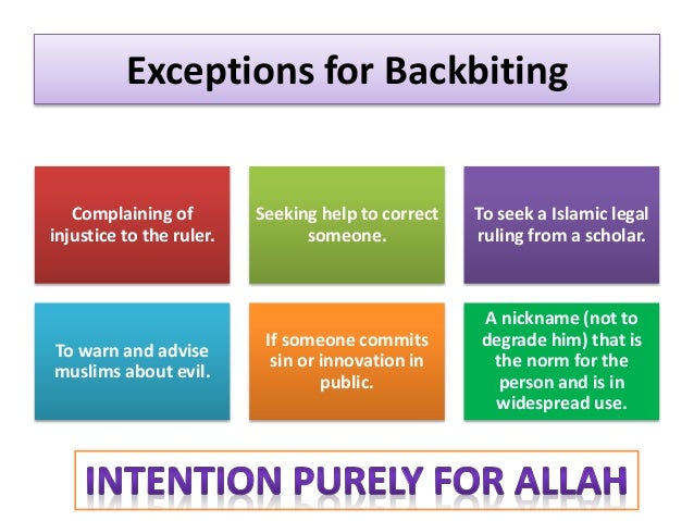 Backbiting