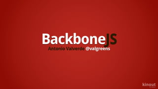 Taller Backbone.js