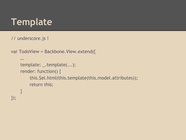 Introduction to Backbone.js
