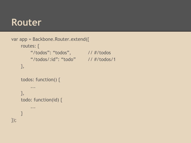 Introduction to Backbone.js