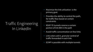 Traffic Engineering in LinkedIn Backbone | PPT
