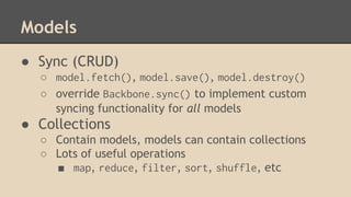 Backbone Dev Talk by Max Mamis | PPT