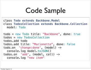 Backbone intro | PPT