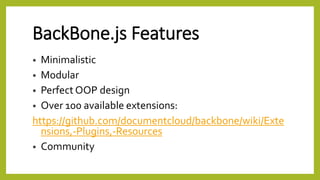 Backbonejs | PPT