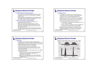 Backbone Network Design Network Design And Performance Analysis.pdf