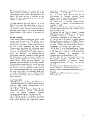 Backbone nodes based stable routing for mobile ad hoc networks | PDF