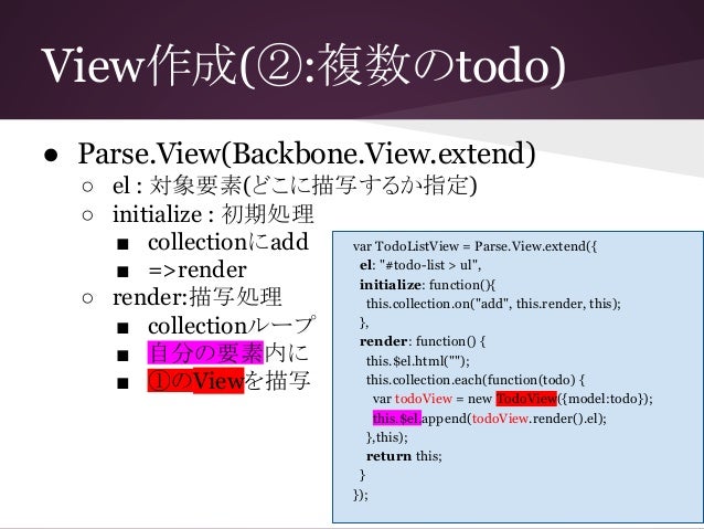 Parse.comと始めるBackbone.js入門(jscafe7)