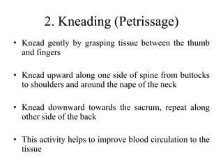 Back care of patient , Fundamentals of Nursing | PPTX