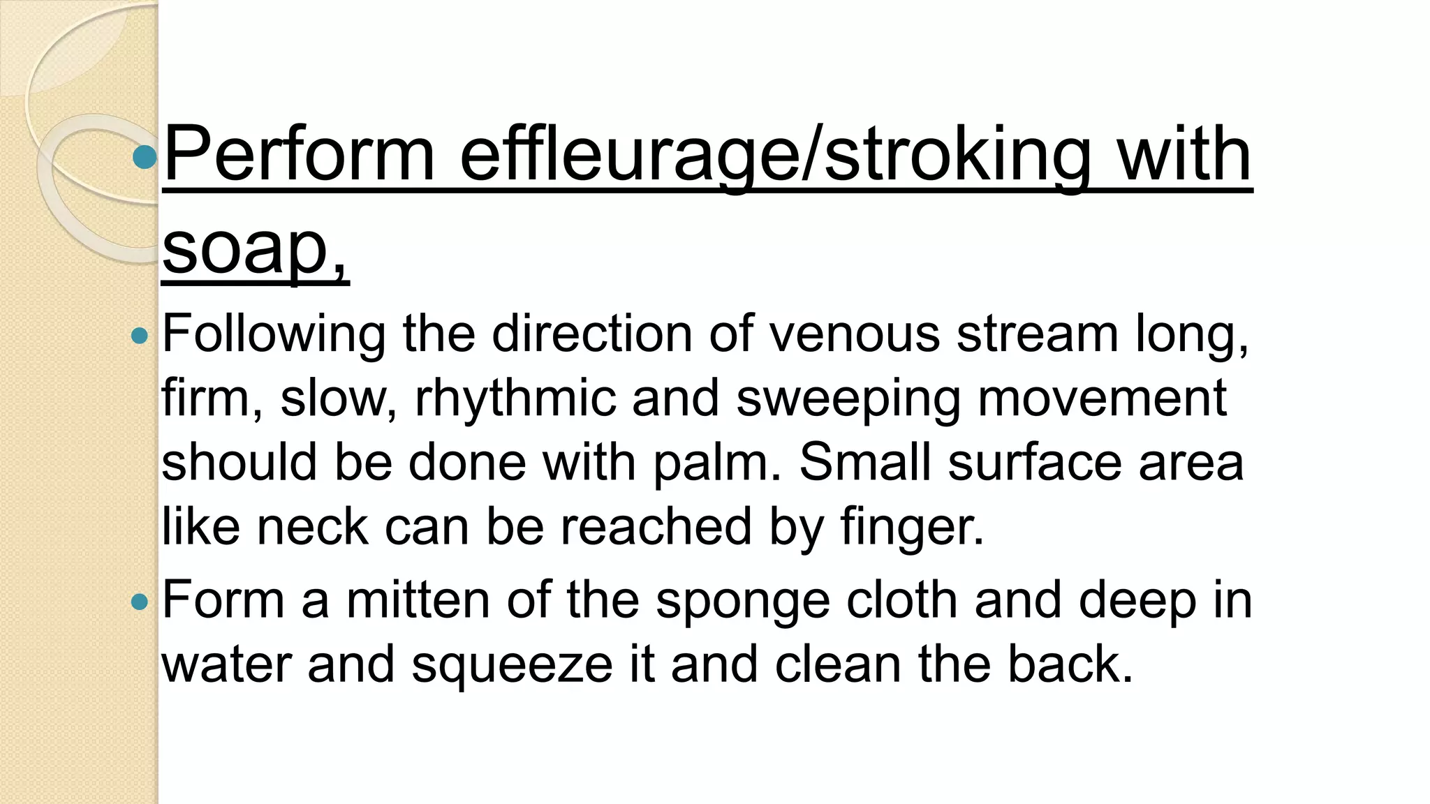 Back care in nursing | PPTX