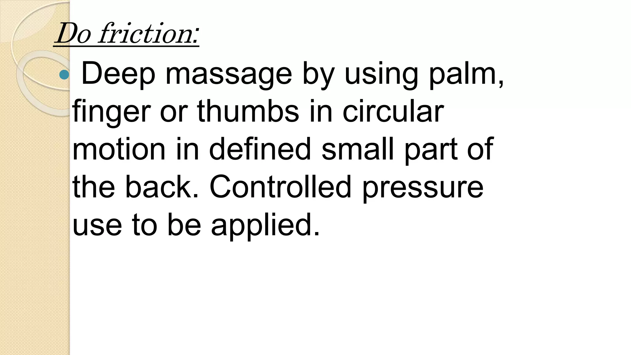 Back care in nursing | PPTX