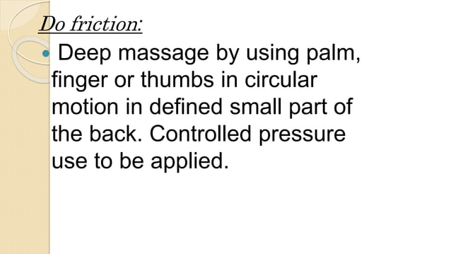 Back care in nursing | PPTX