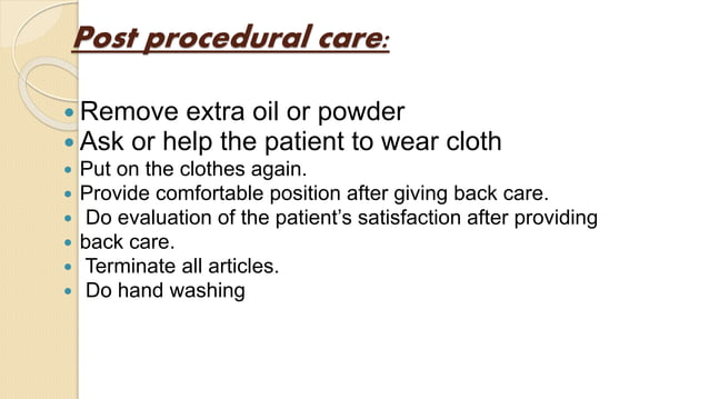 Back care in nursing | PPTX