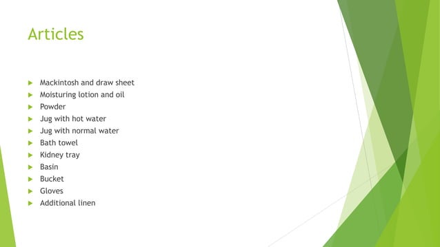 Back care ppt and back care steps nursing procedure | PPTX | Physical ...