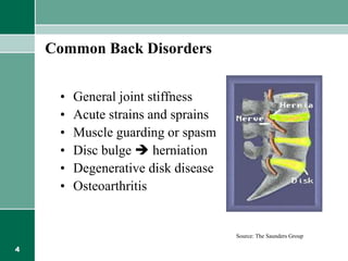 BACK CARE 123.ppt | Physical Therapy | Wellness