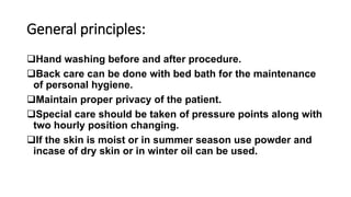 Back care and back massage. powerpoint presentation | PPTX